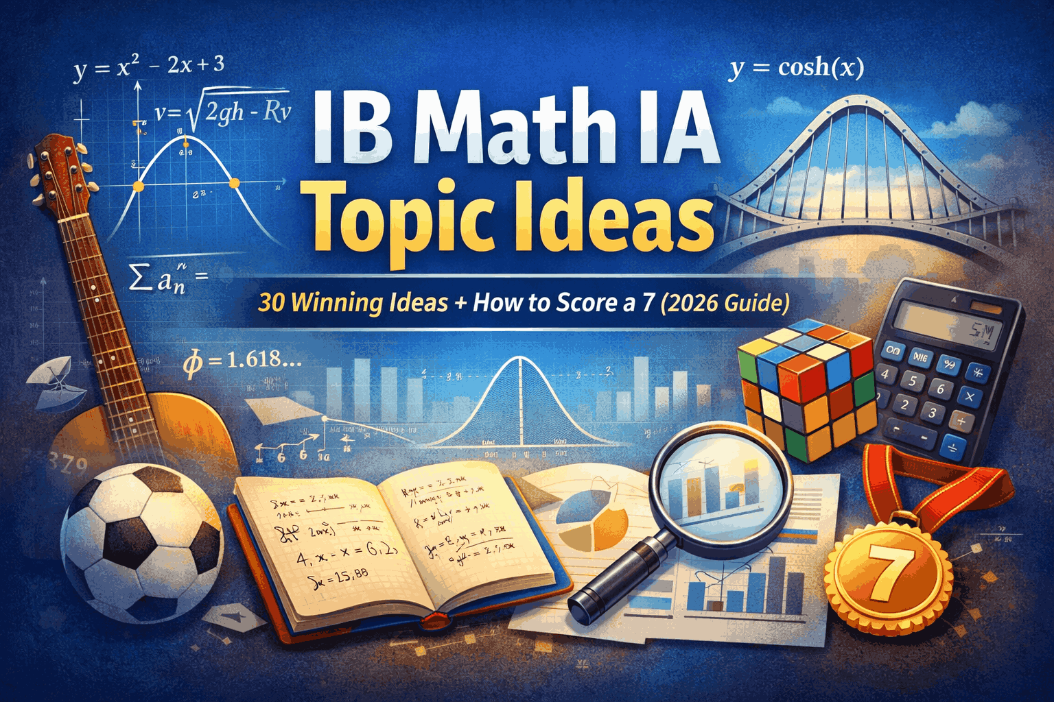 IB Math IA Topic Ideas: 30 Unique Ideas + How to Score a 7 (2026 Guide)