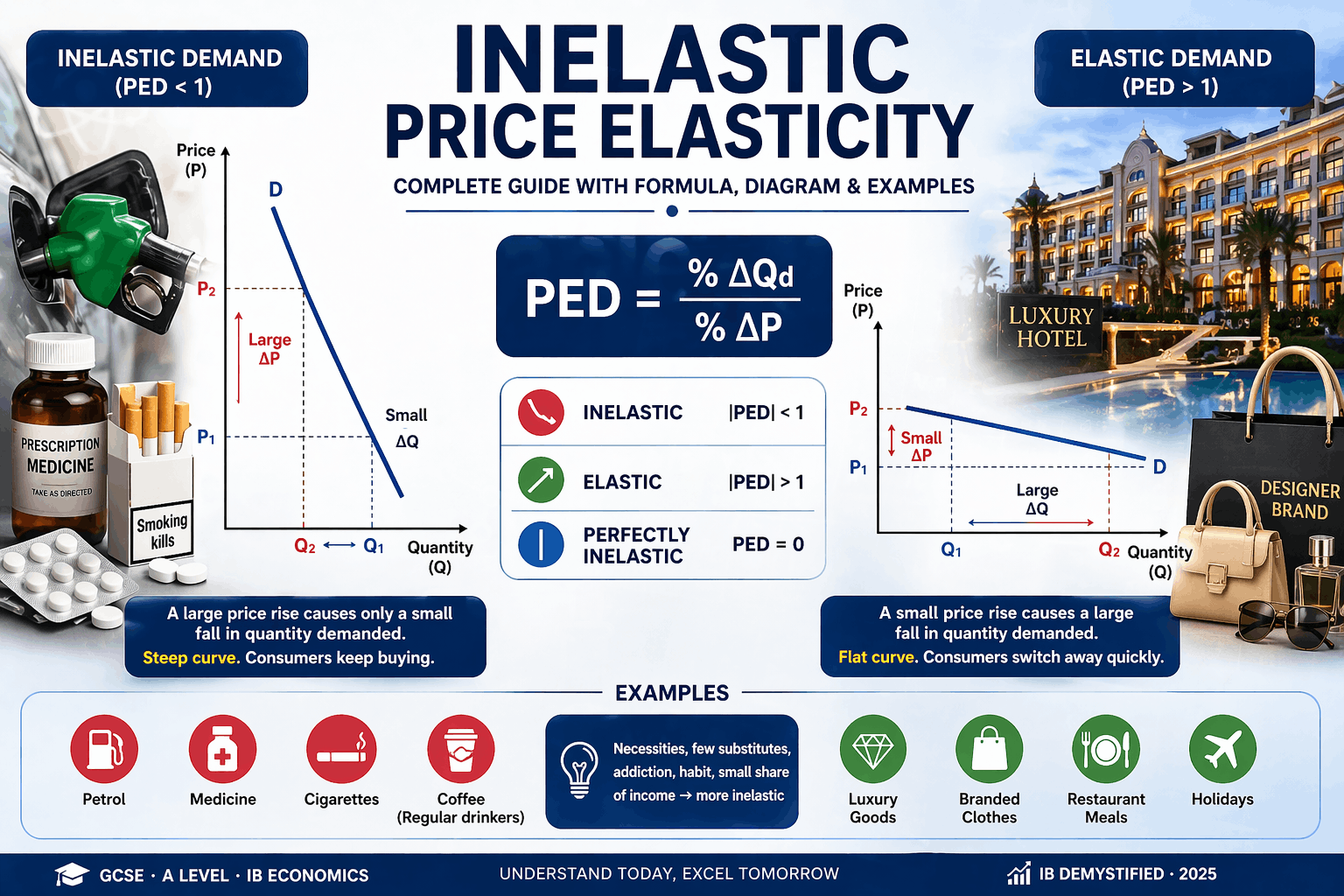 Inelastic Price Elasticity: Guide, Formula & Examples